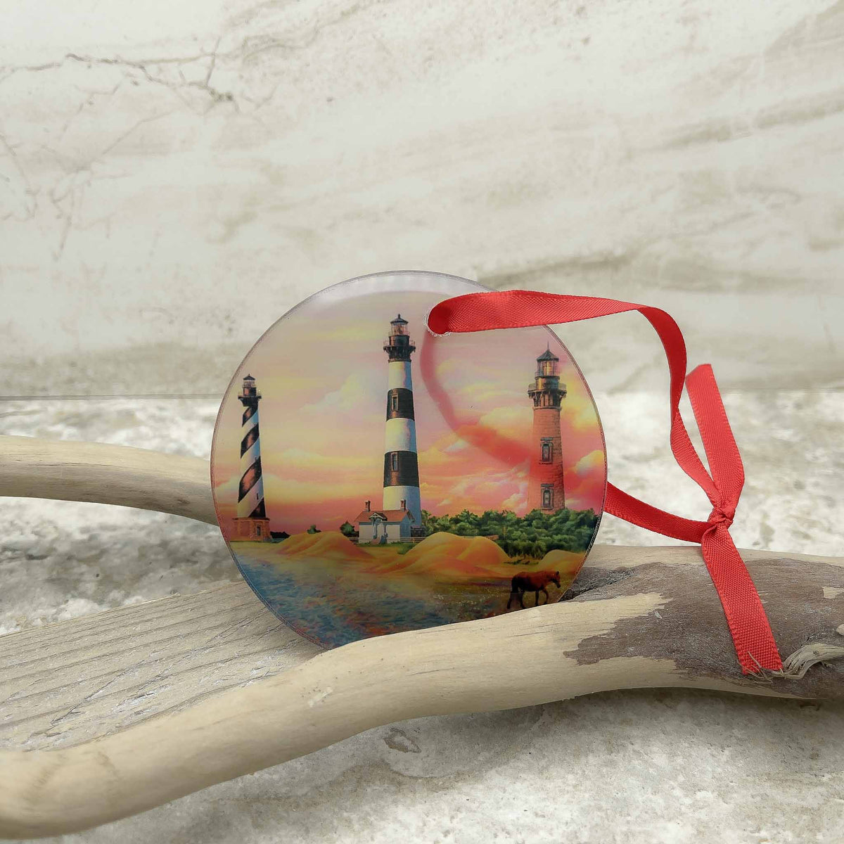 Brook Ludy - Lighthouses Sun Catcher – OUTER BANKS GIFTS Brook Ludy - Lighthouses Sun Catcher – OUTER BANKS GIFTS