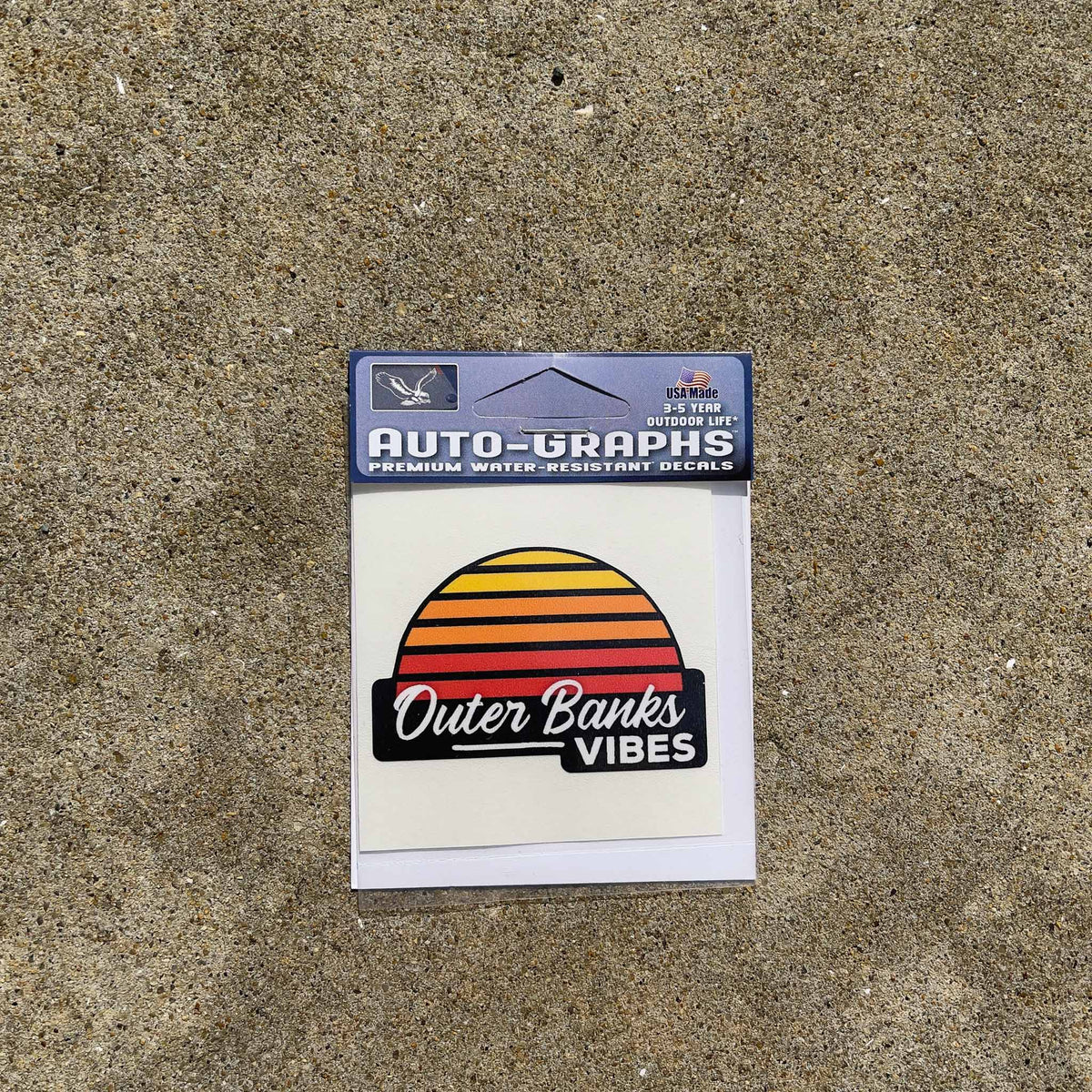 OBX VIBES DECAL by AUTO-GRAPHS – OUTER BANKS GIFTS
