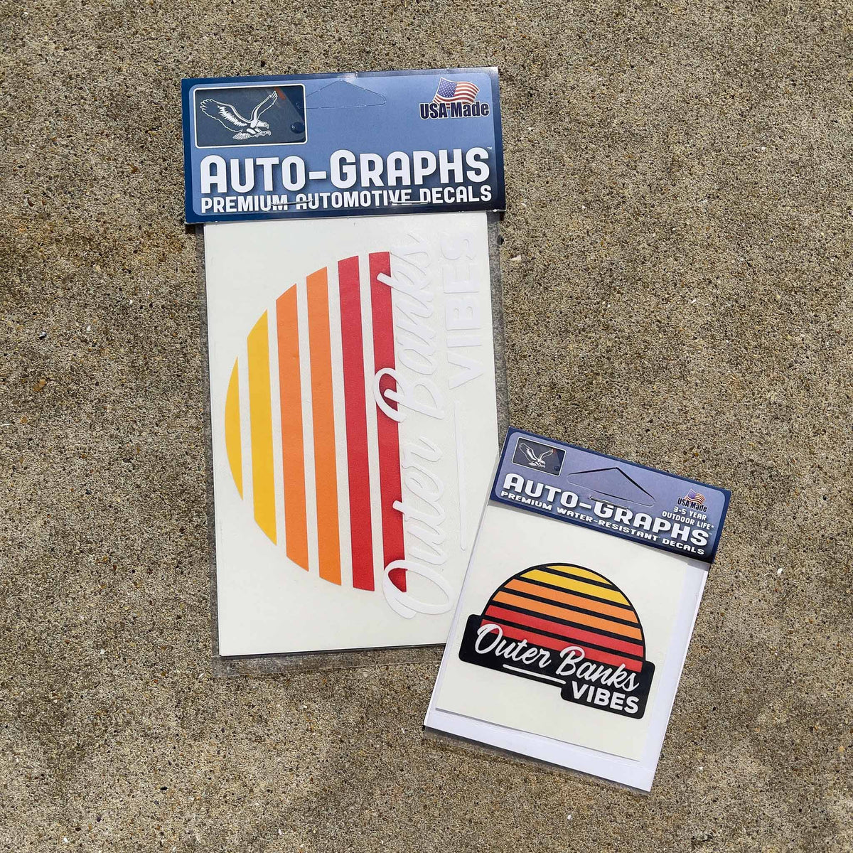 OBX VIBES DECAL by AUTO-GRAPHS – OUTER BANKS GIFTS