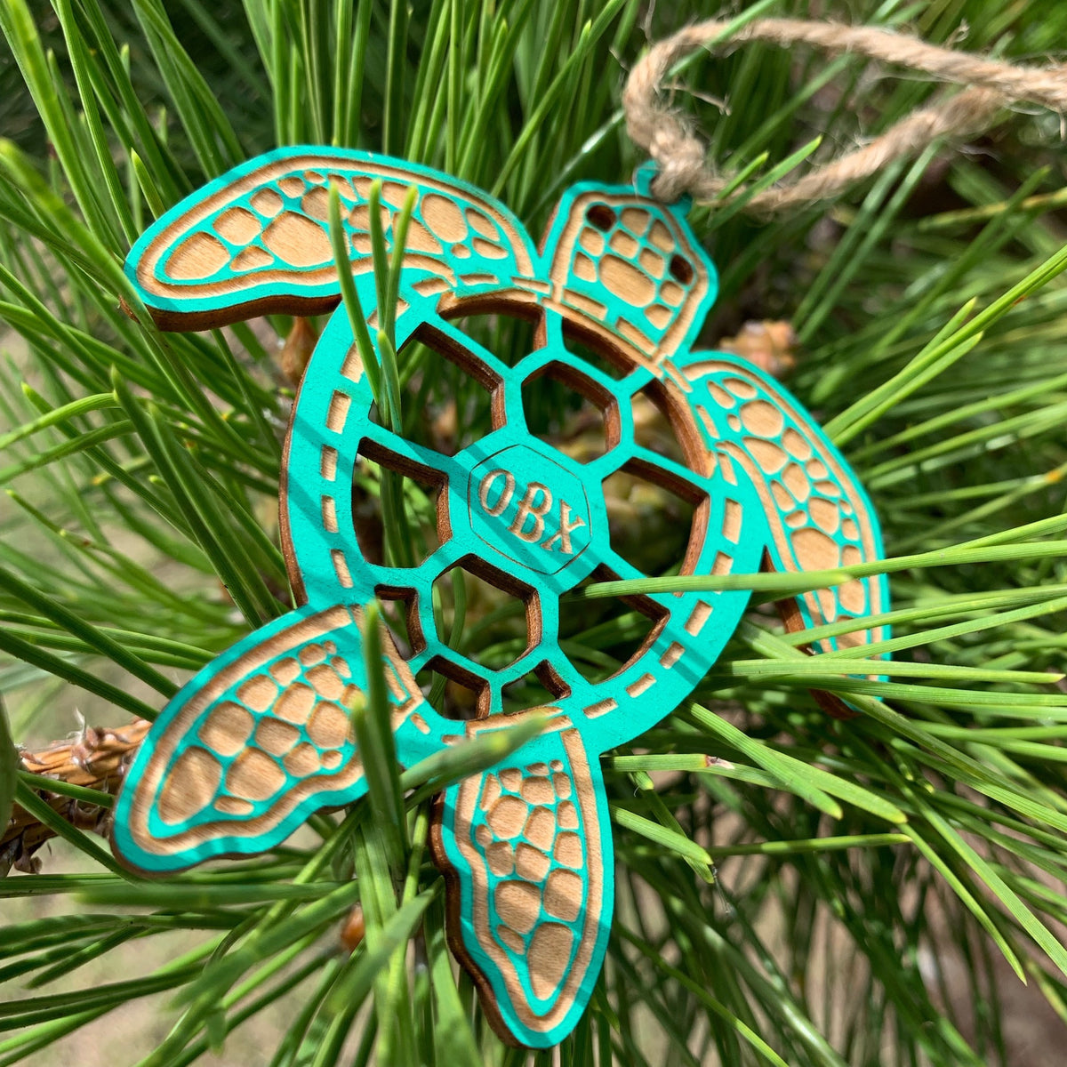 SEA TURTLE WOODEN ORNAMENT | Outer Banks Gifts Online – OUTER BANKS GIFTS