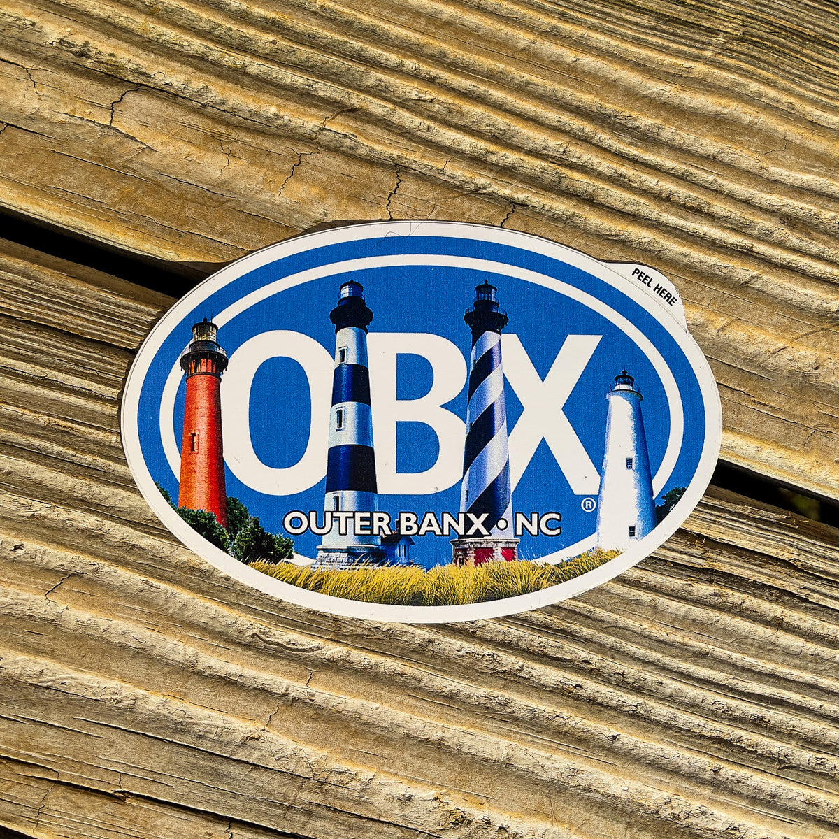 OBX LIGHTHOUSE STICKER | Outer Banks Gifts – OUTER BANKS GIFTS