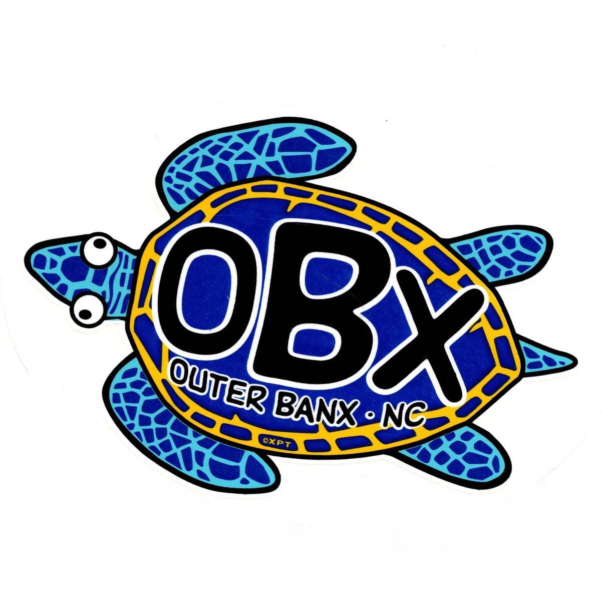OBX TURTLE STICKER | Outer Banks Gifts from Beach Treasures in Duck ...